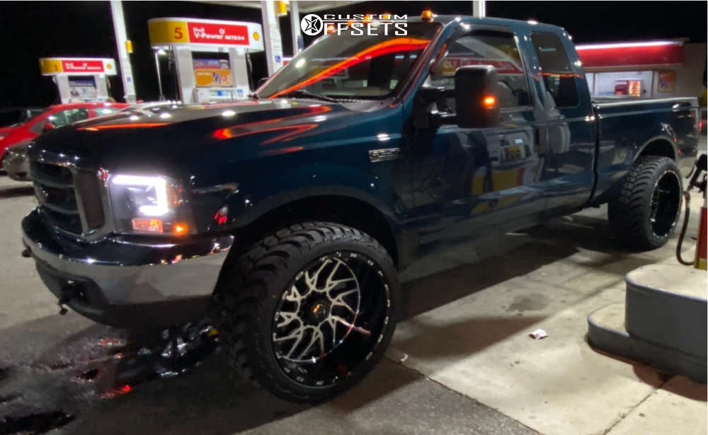 2000 Ford F-250 Super Duty with 24x14 -76 TIS 544MB and 35/13.5R24 AMP ...