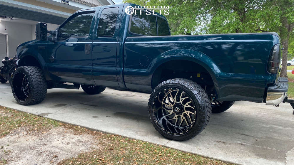 2000 Ford F-250 Super Duty with 24x14 -76 TIS 544MB and 35/13.5R24 AMP ...