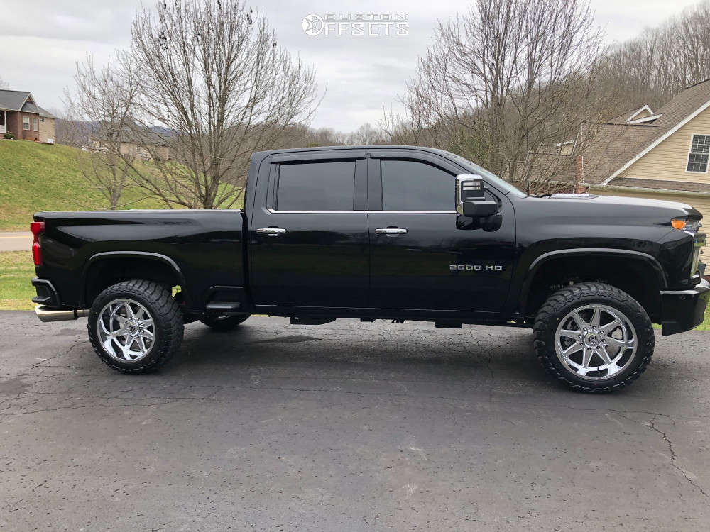 2020 Chevrolet Silverado 2500 HD with 22x12 -44 Dropstars 655c and 35/ ...