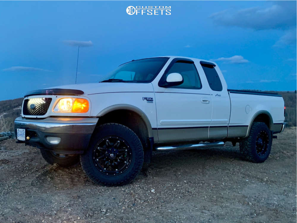 1999 Ford F-150 Wheel Offset Slightly Aggressive Leveling Kit | 968733 ...