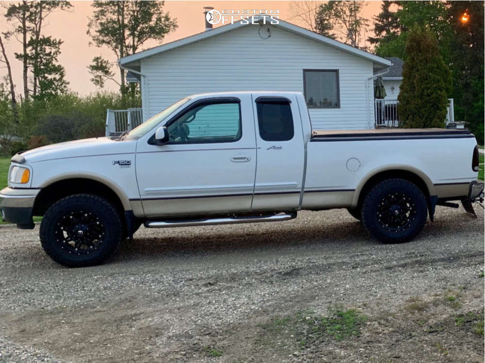 1999 Ford F-150 Wheel Offset Slightly Aggressive Leveling Kit | 968733 ...