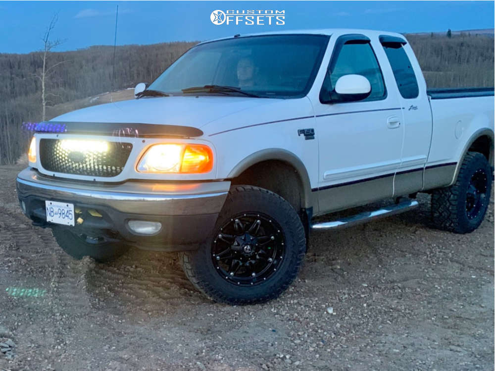 1999 Ford F-150 Wheel Offset Slightly Aggressive Leveling Kit | 968733 ...