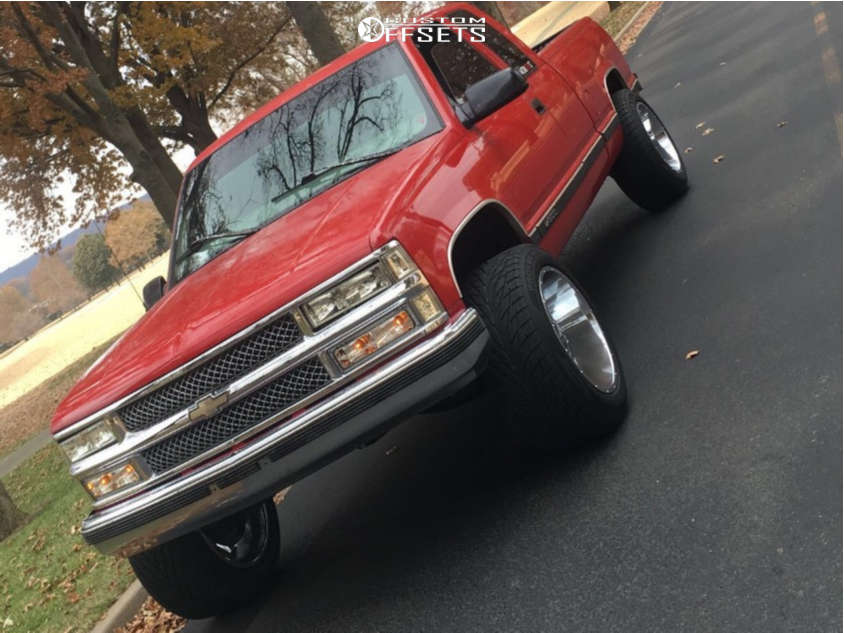 1997 Chevrolet C1500 with 20x12 -51 Vision Spyder and 305/50R20 Toyo ...