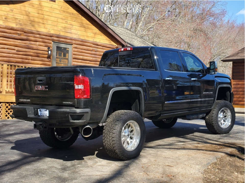 2018 GMC Sierra 2500 HD with 20x10 -18 Fuel Titan and 305/55R20 General ...