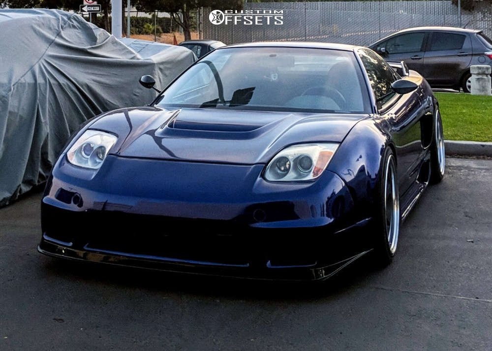 1992 Acura NSX with 18x9.5 25 Work Meister L1 3p and 245/35R18 Hankook ...