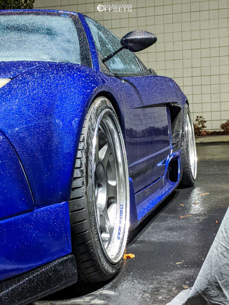 1992 Acura NSX with 18x9.5 25 Work Meister L1 3p and 245/35R18 Hankook ...