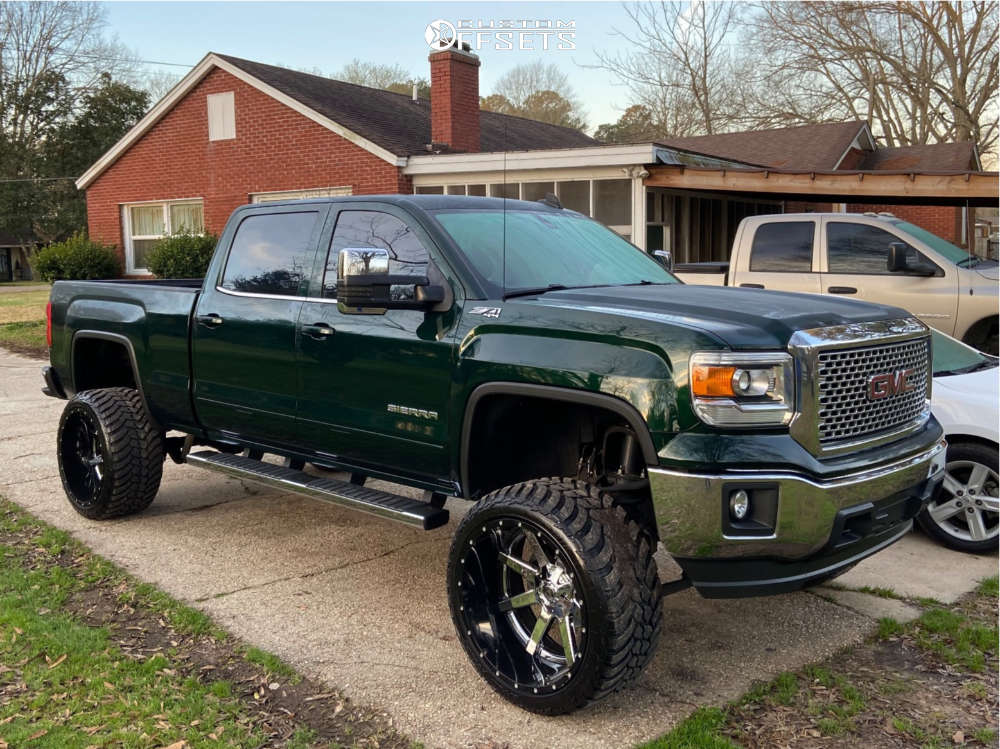 2015 GMC Sierra 1500 with 24x14 -76 Fuel Maverick D260 and 35/13.5R24 ...