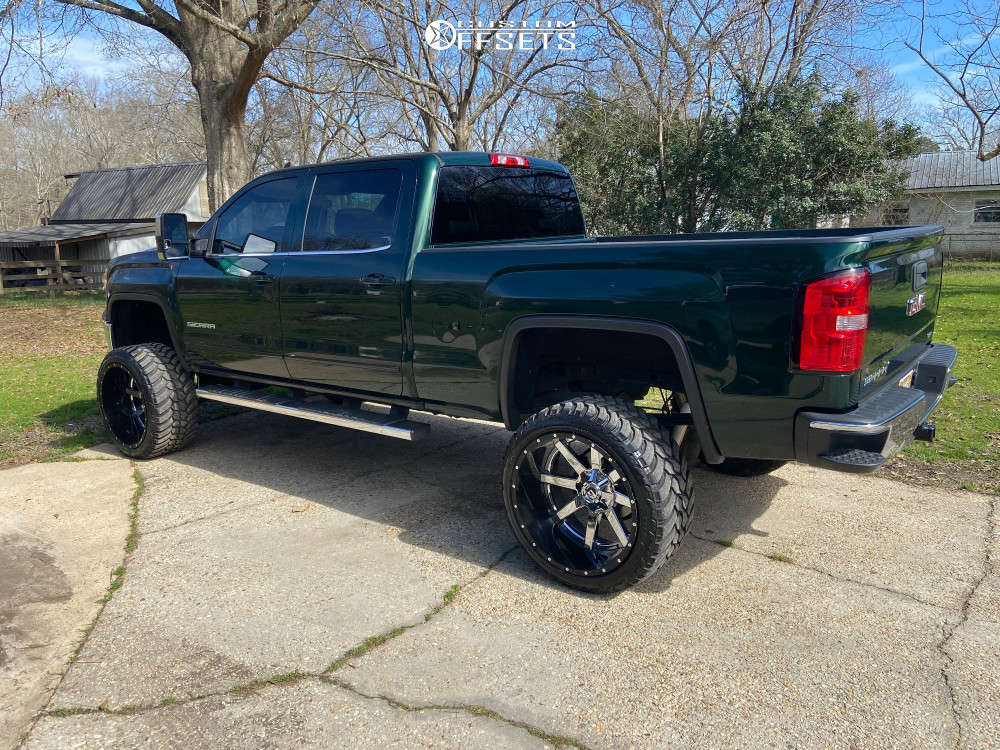 2015 GMC Sierra 1500 with 24x14 -76 Fuel Maverick D260 and 35/13.5R24 ...