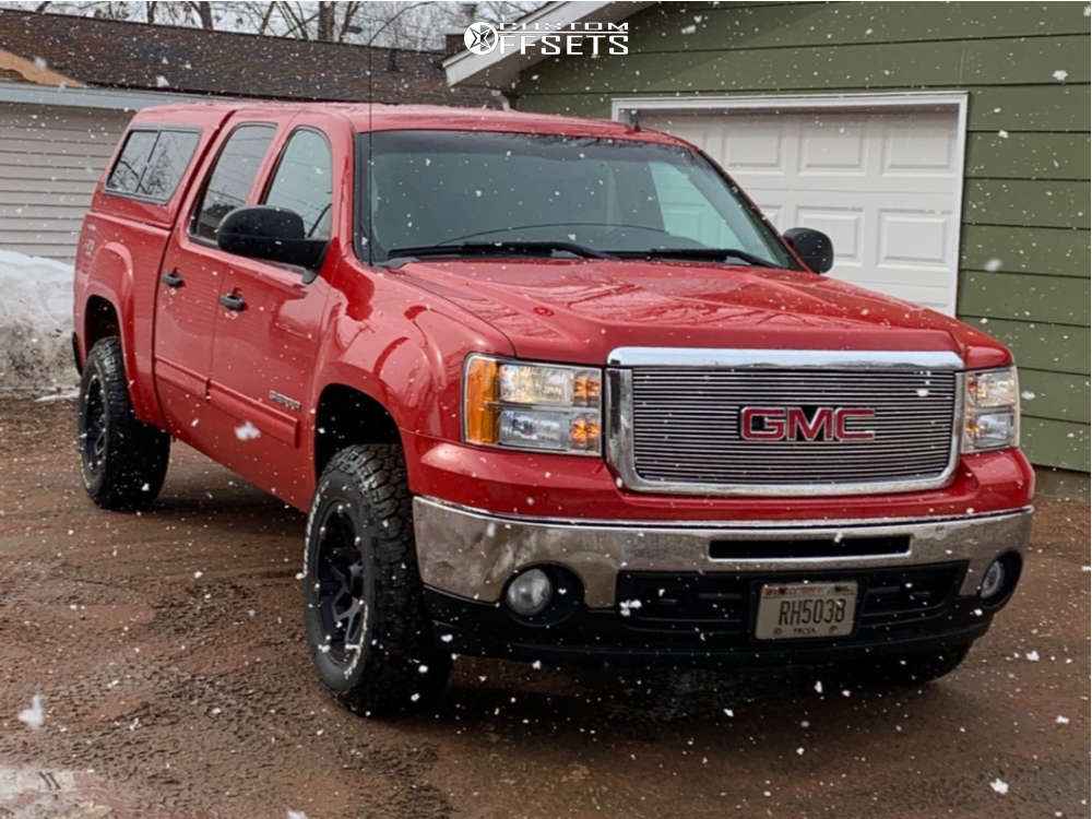 2011 GMC Sierra 1500 with 17x9 -12 Vision Se7en and 265/70R17 General ...