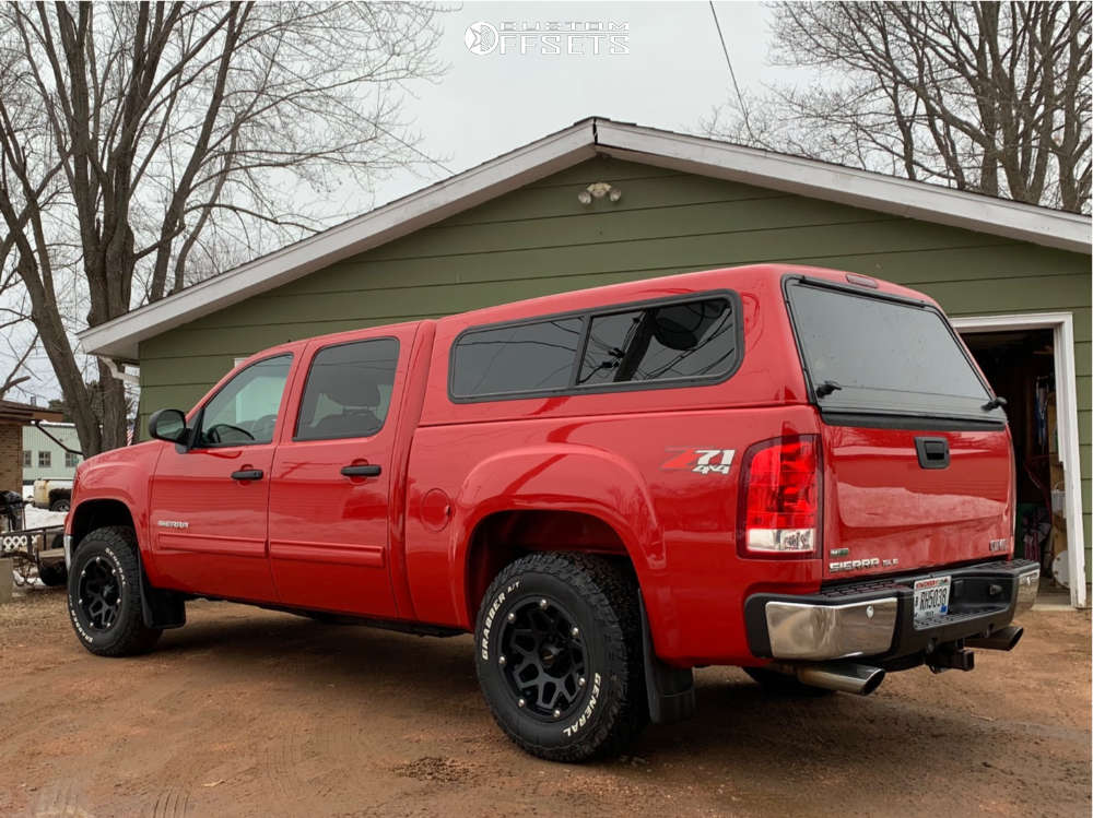 2011 GMC Sierra 1500 with 17x9 -12 Vision Se7en and 265/70R17 General ...
