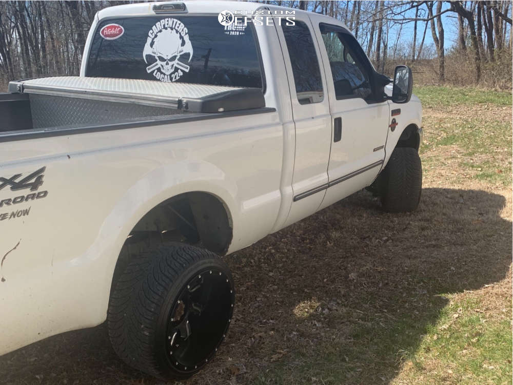 2000 Ford F-250 Super Duty with 20x14 -76 Cali Offroad Twisted and 315 ...