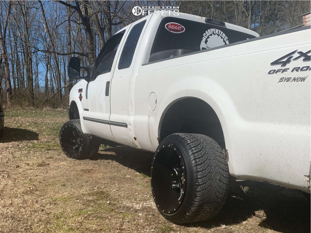 2000 Ford F-250 Super Duty with 20x14 -76 Cali Offroad Twisted and 315 ...