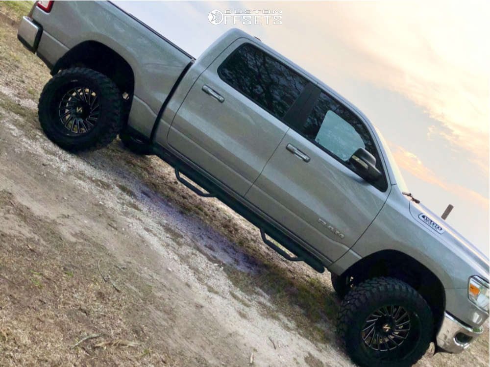 2019 Ram 1500 with 22x12 -51 ARKON OFF-ROAD Caesar and 35/13.5R22 Fury ...