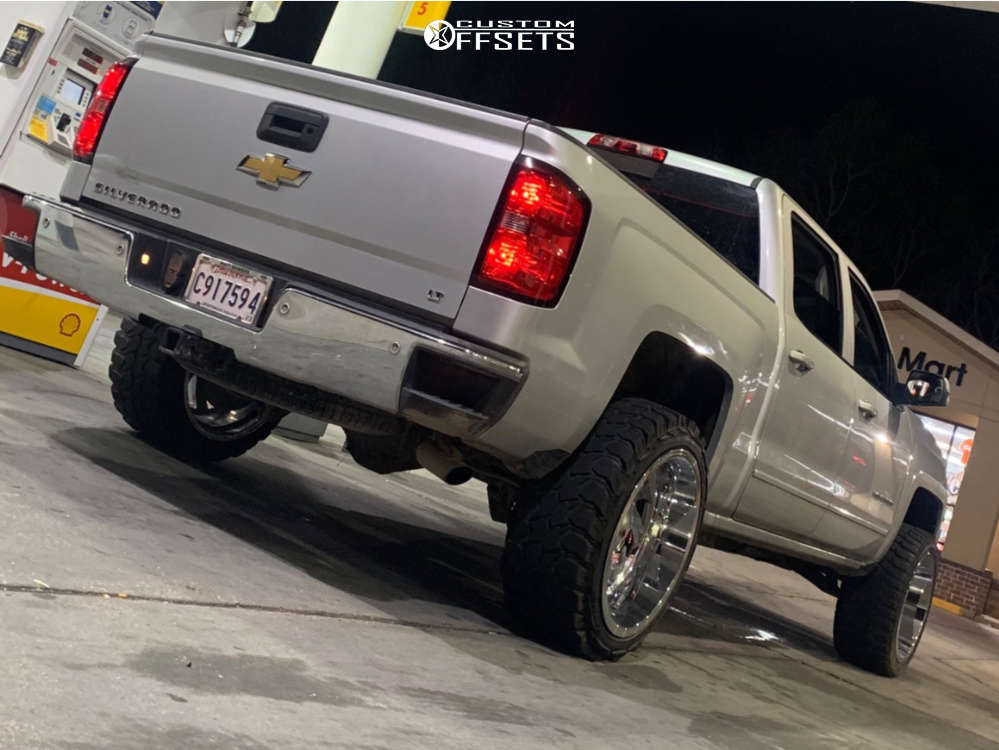 2015 Chevrolet Silverado 1500 with 22x12 -44 RBP 66r and 33/12.5R22 ...