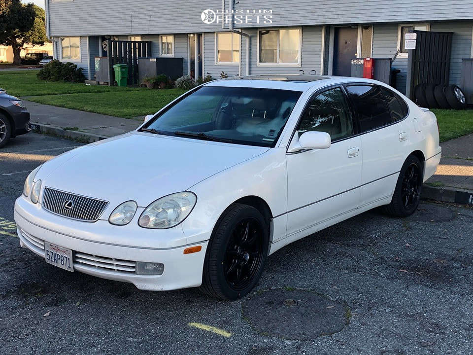 1999 Lexus GS300 with 18x8.5 35 Konig Lockout and 245/40R18 Lexani ...