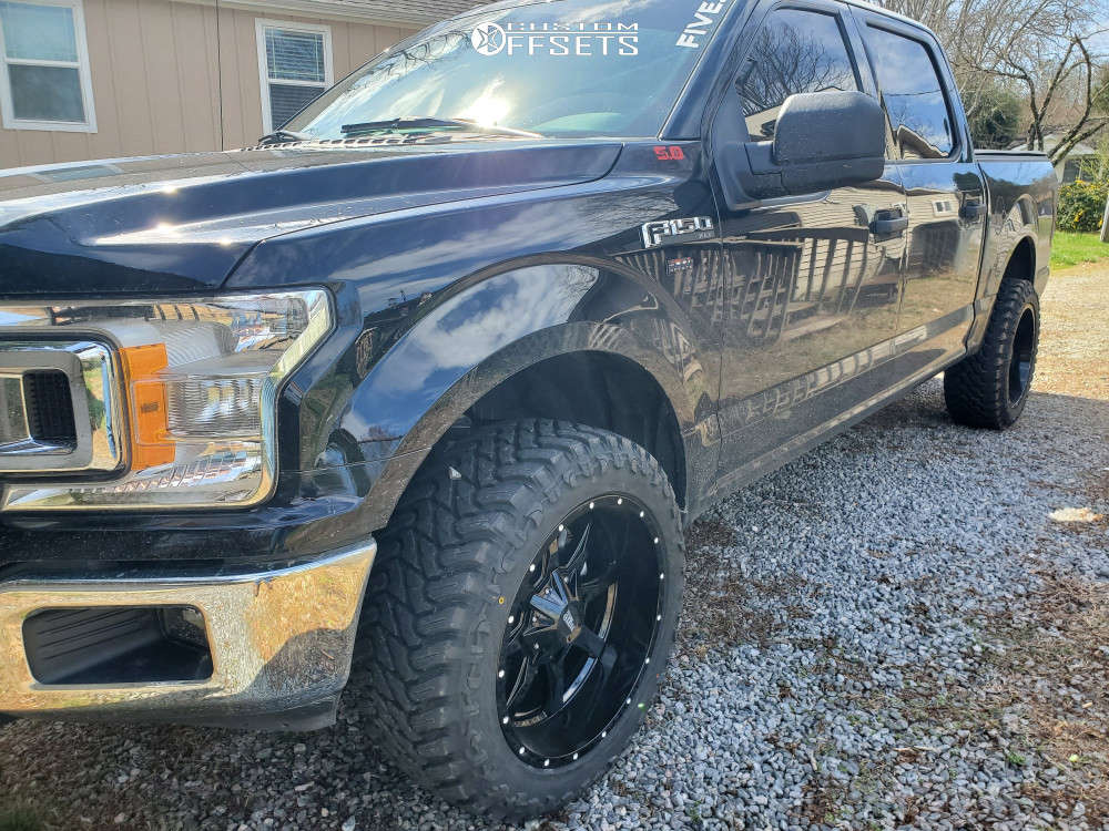 2018 Ford F-150 with 20x10 -24 Moto Metal Mo970 and 285/50R20 Atturo ...