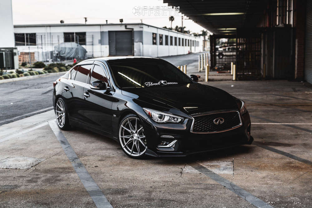 2019 INFINITI Q50 with 20x9 35 Rohana Rfx13 and 225/35R20 Toyo Tires ...