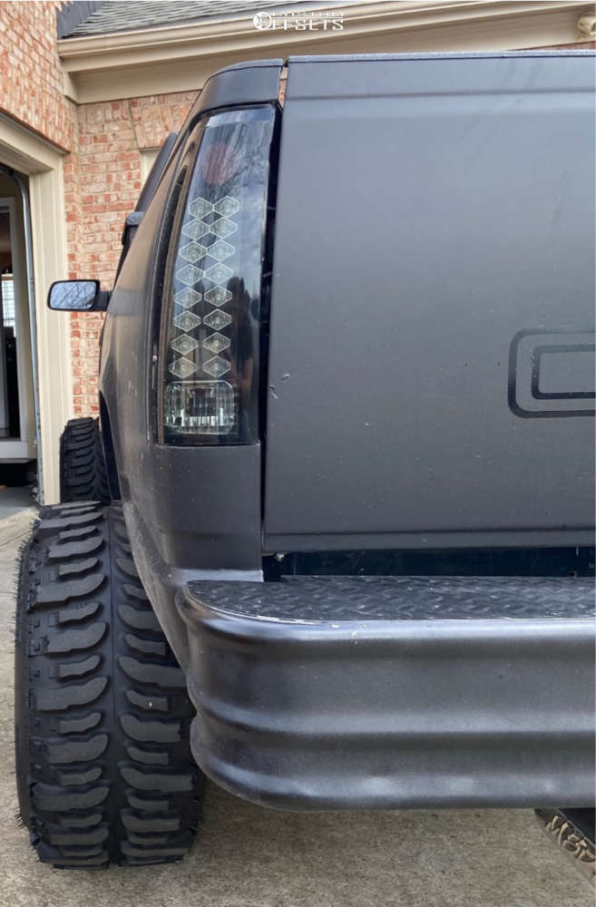 1996 Chevrolet K2500 with 15x14 -76 Bart Wheels Super Trucker and 33 ...