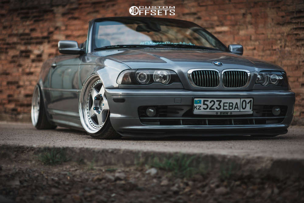 2001 BMW 325Ci with 18x9.5 35 Rays Engineering Epsilon Raguna Zzyzx and ...