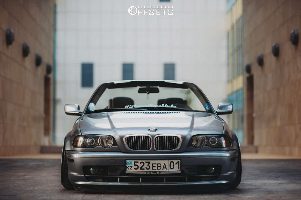 2001 BMW 325Ci with 18x9.5 35 Rays Engineering Epsilon Raguna Zzyzx and ...