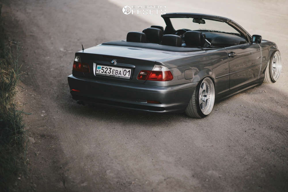 2001 BMW 325Ci with 18x9.5 35 Rays Engineering Epsilon Raguna Zzyzx and ...