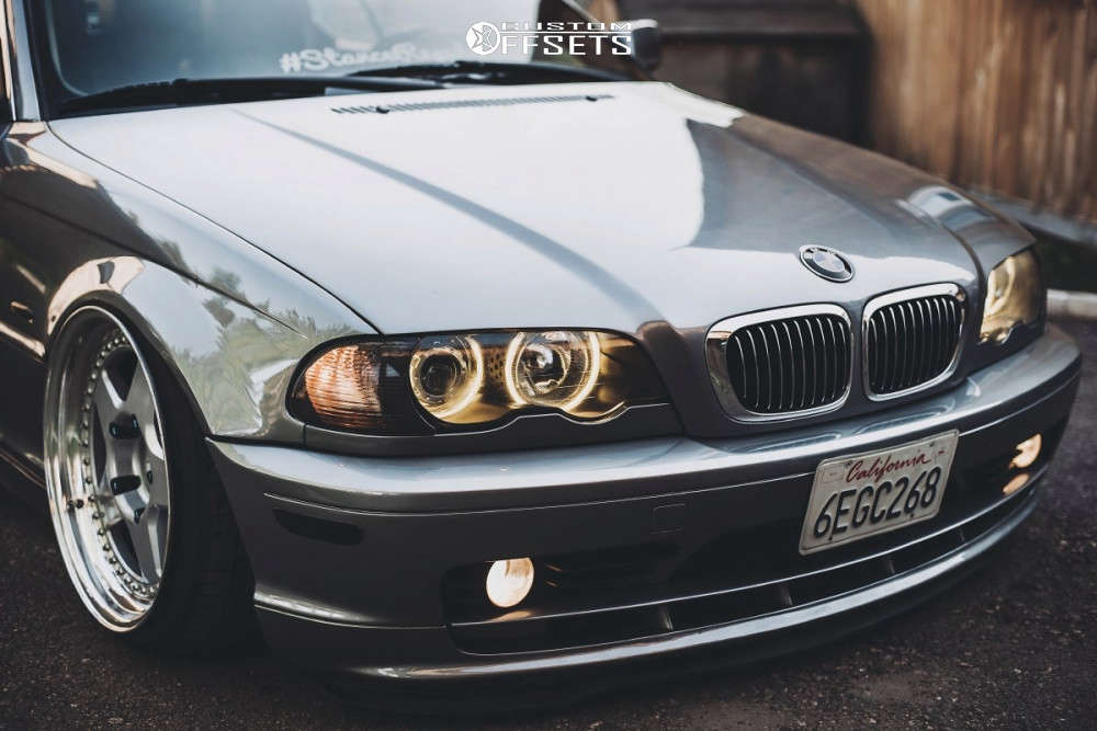 2001 BMW 325Ci with 18x9.5 35 Rays Engineering Epsilon Raguna Zzyzx and ...