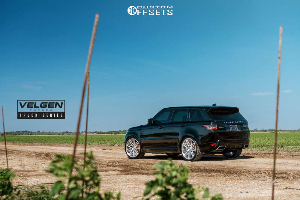 2019 Land Rover Range Rover Sport with 24x10 33 Velgen Vft9 and 295 ...