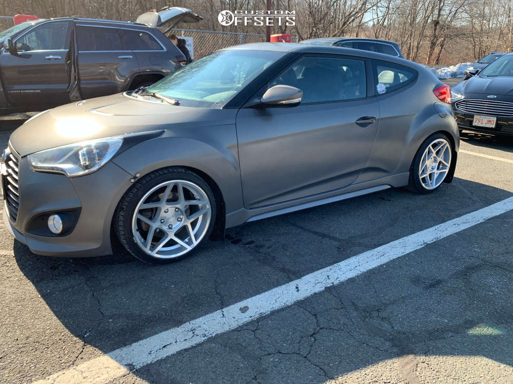 2013 Hyundai Veloster with 18x8.5 20 AVID1 AV52 and 225/35R18 Nankang ...