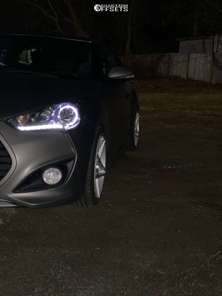 2013 Hyundai Veloster with 18x8.5 20 AVID1 AV52 and 225/35R18 Nankang ...