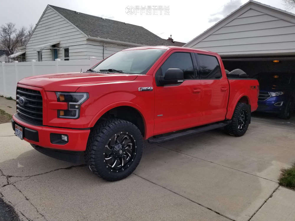 2017 Ford F-150 with 20x9 1 Fuel Cleaver and 33/12.5R20 Nitto Ridge ...