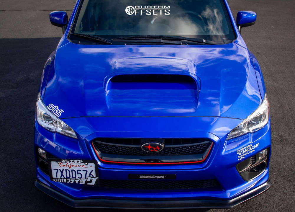 2017 Subaru WRX with 18x9 35 Circuit Performance Cp32 and 235/40R18 ...