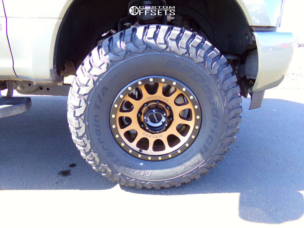 2019 Ford F-250 Super Duty with 17x8.5 0 Method Nv and 37/12.5R17 BFGoodrich Mud-terrain T/a Km3 ...