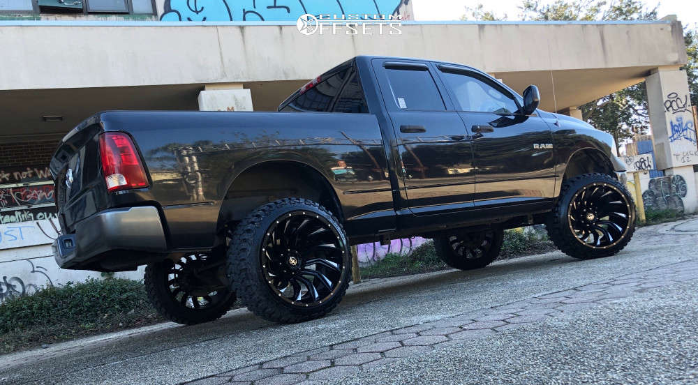 2010 Dodge Ram 1500 with 24x14 -76 XF Offroad Xf-224 and 325/45R24 ...