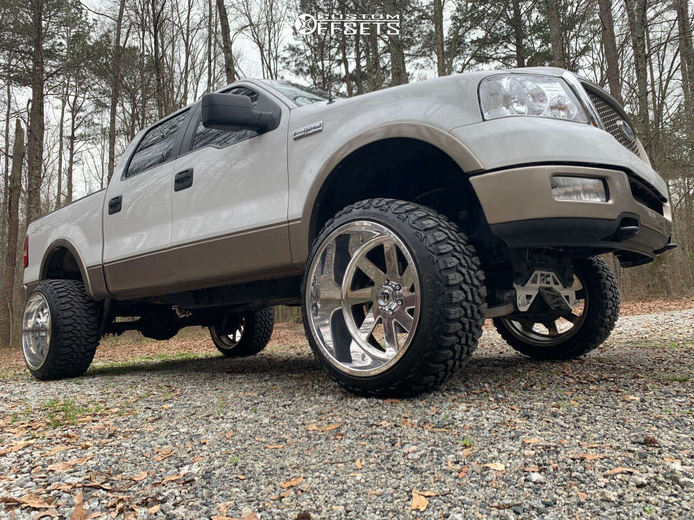 2005 Ford F-150 with 24x14 -76 Fuel Forged Ff02 and 35/12.5R24 Haida ...
