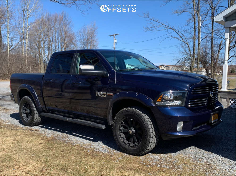 2017 Ram 1500 with 20x9 0 XD Misfit and 33/12.5R20 General Grabber Atx ...