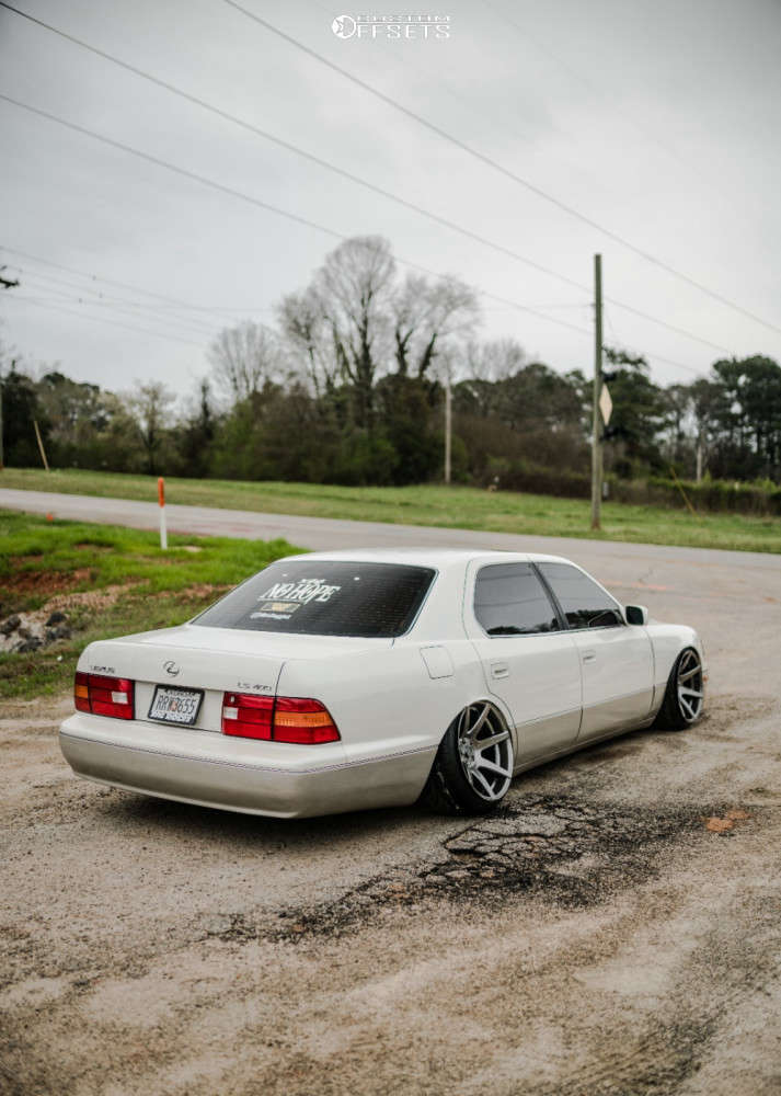 1999 Lexus LS400 with 18x10.5 5 7Twenty Style 55 and 225/35R18 Federal ...