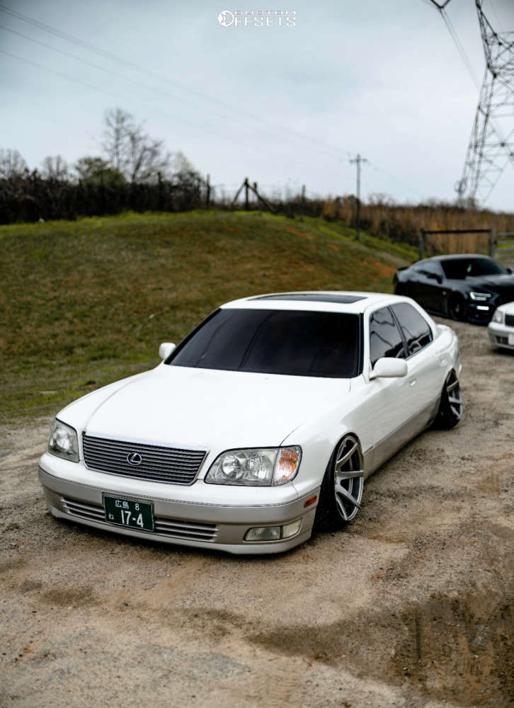 1999 Lexus LS400 with 18x10.5 5 7Twenty Style 55 and 225/35R18 Federal ...