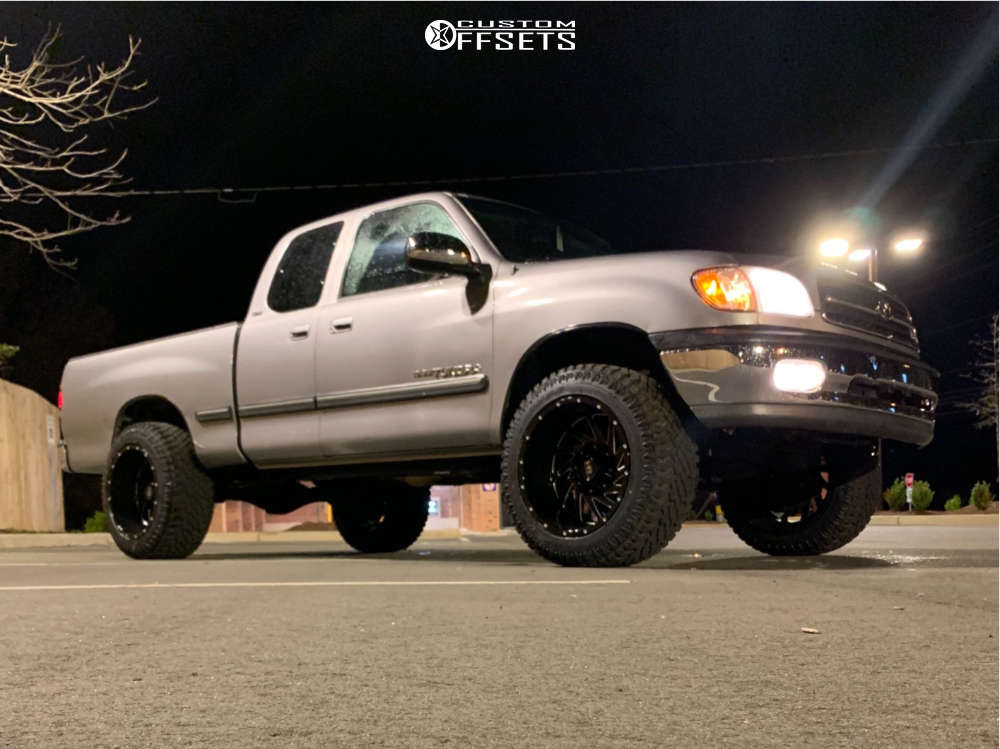 2002 Toyota Tundra with 20x12 -44 Hardrock Crusher H704 and 33/12.5R20 ...
