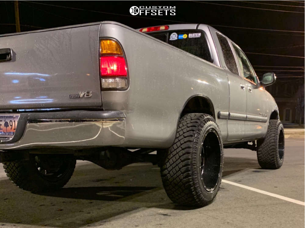 2002 Toyota Tundra with 20x12 -44 Hardrock Crusher H704 and 33/12.5R20 ...