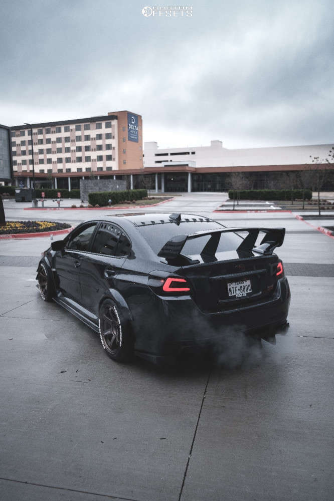 2017 Subaru WRX STI with 18x11 12 Volk Te37 Saga and 295/30R18 Toyo ...