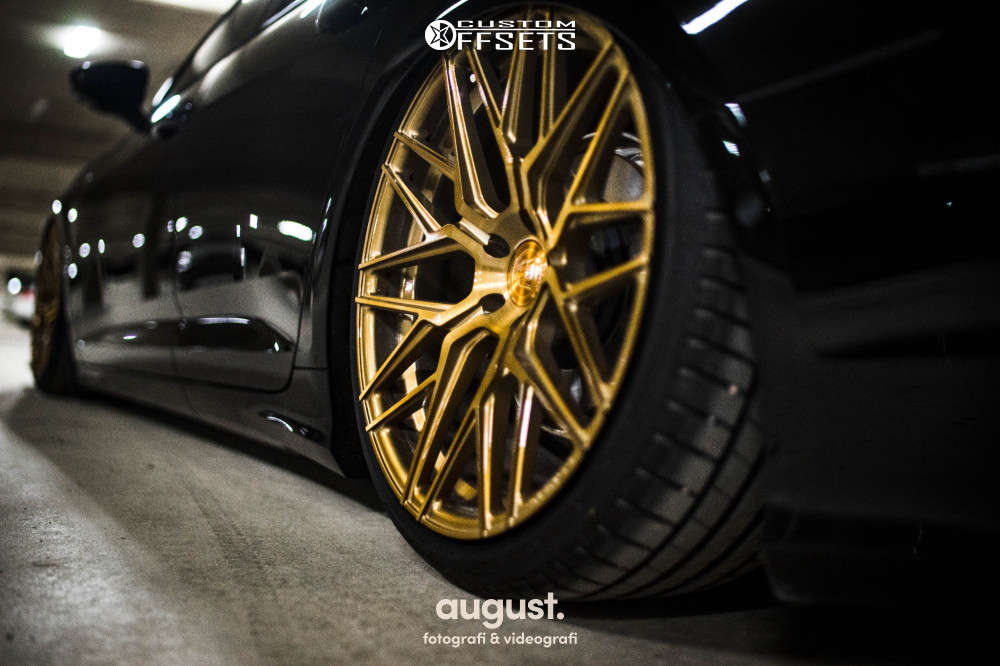 2019 Audi A6 Quattro with 21x10.5 35 Rohana Rfx10 and 255/35R21 ...