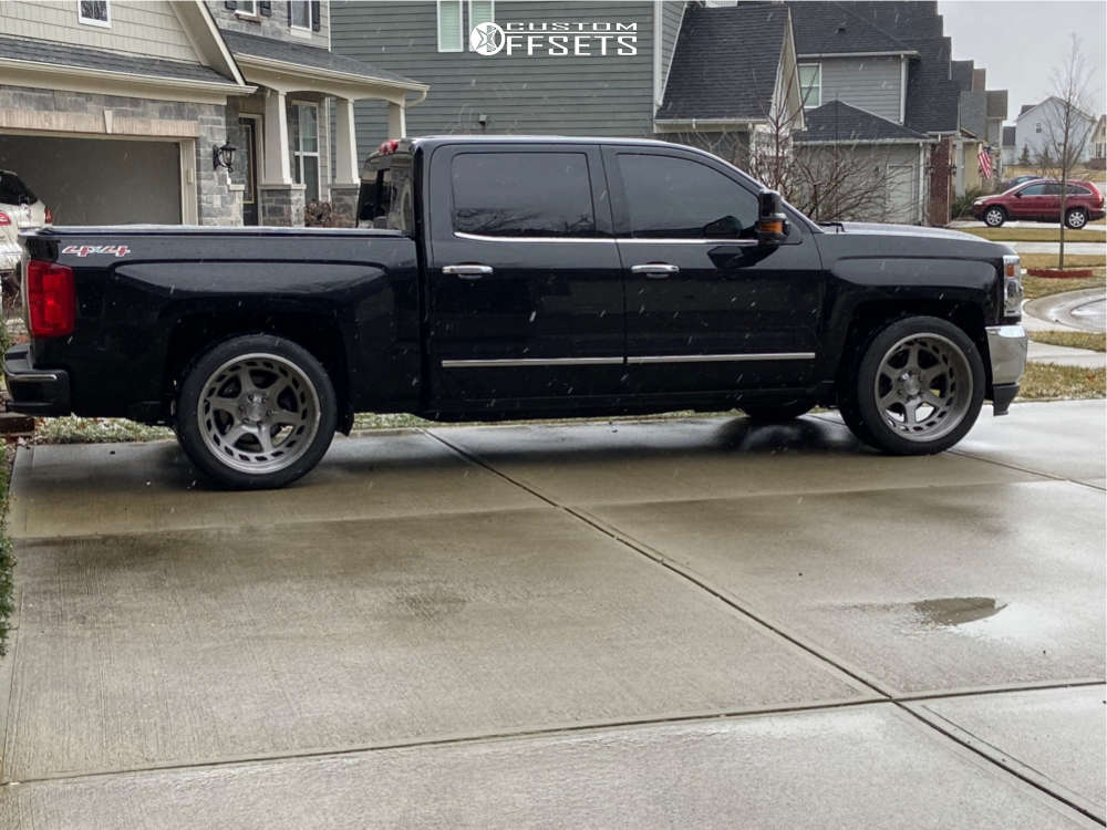 2016 Chevrolet Silverado 1500 with 22x12 -44 Asanti Offroad Ab816 and ...