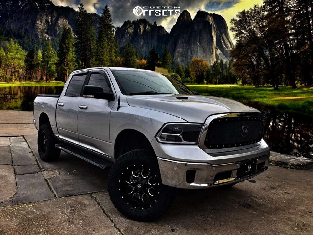 2017 Ram 1500 with 20x10 -18 Mayhem Warrior and 35/12.5R20 Toyo Tires ...