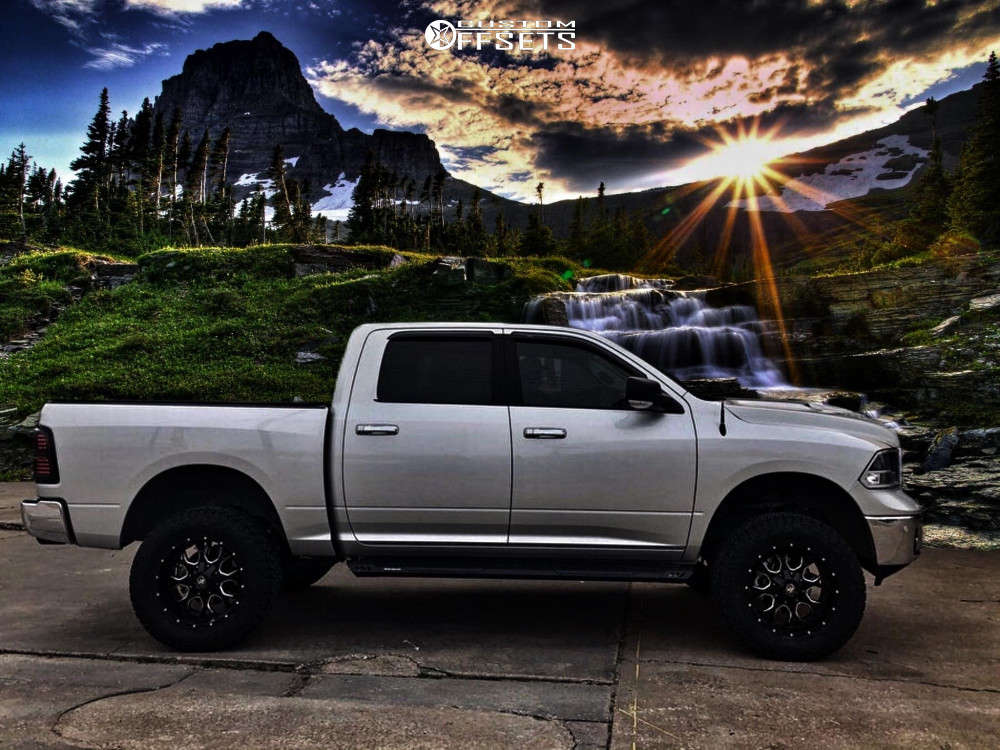 2017 Ram 1500 with 20x10 -18 Mayhem Warrior and 35/12.5R20 Toyo Tires ...