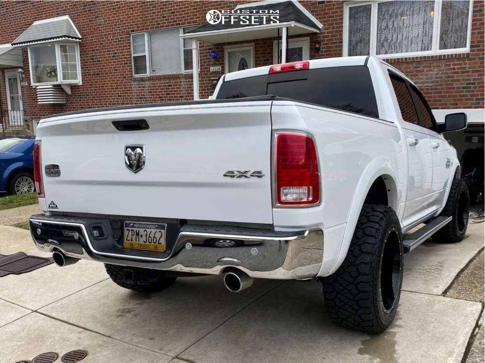 2015 Ram 1500 with 20x12 -44 Hardrock Crusher and 33/12.5R20 Kenda ...