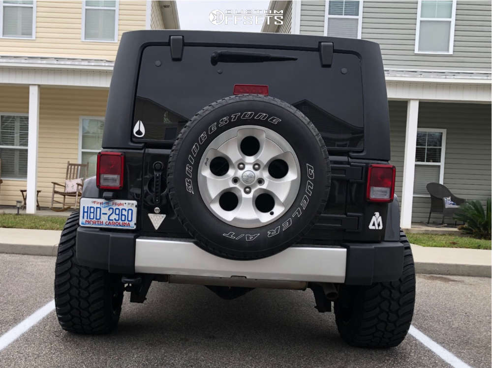 2015 Jeep Wrangler JK with 20x12 -44 Ballistic Rage and 33/12.5R20 AMP ...