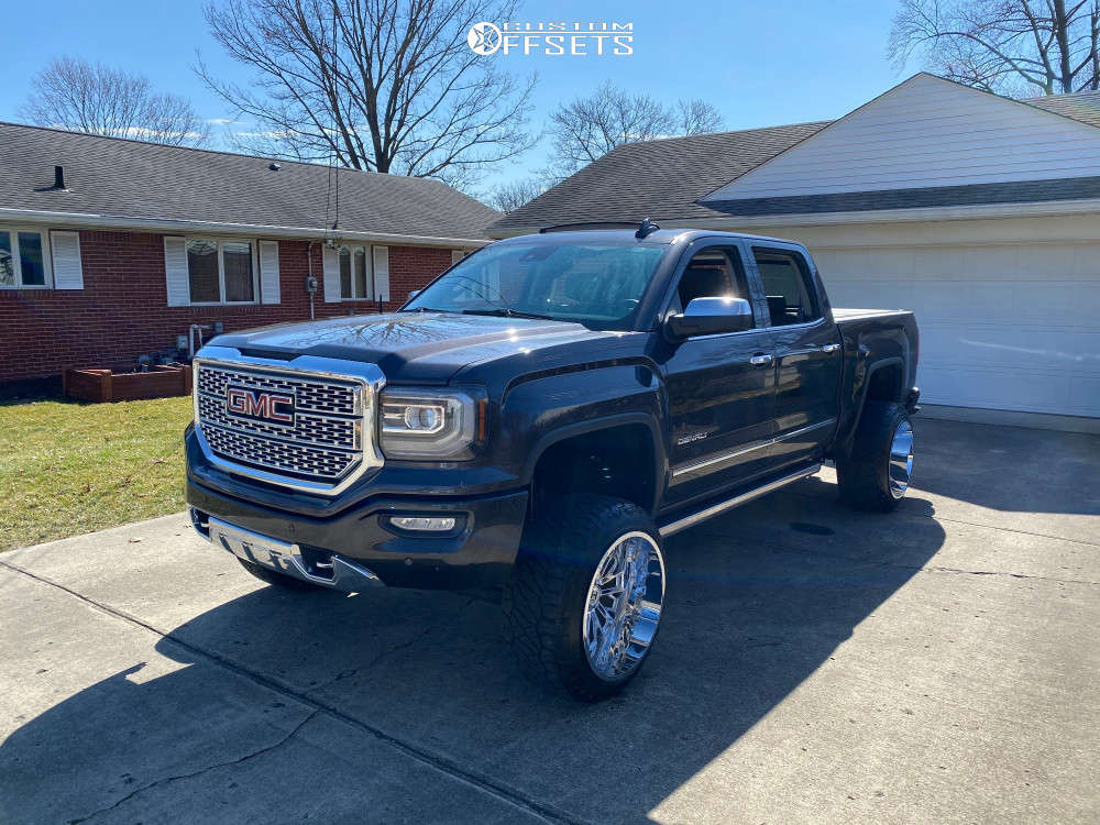 2016 GMC Sierra 1500 with 22x14 -76 Hostile Fury and 33/12.5R22 Nitto Ridge Grappler and ...