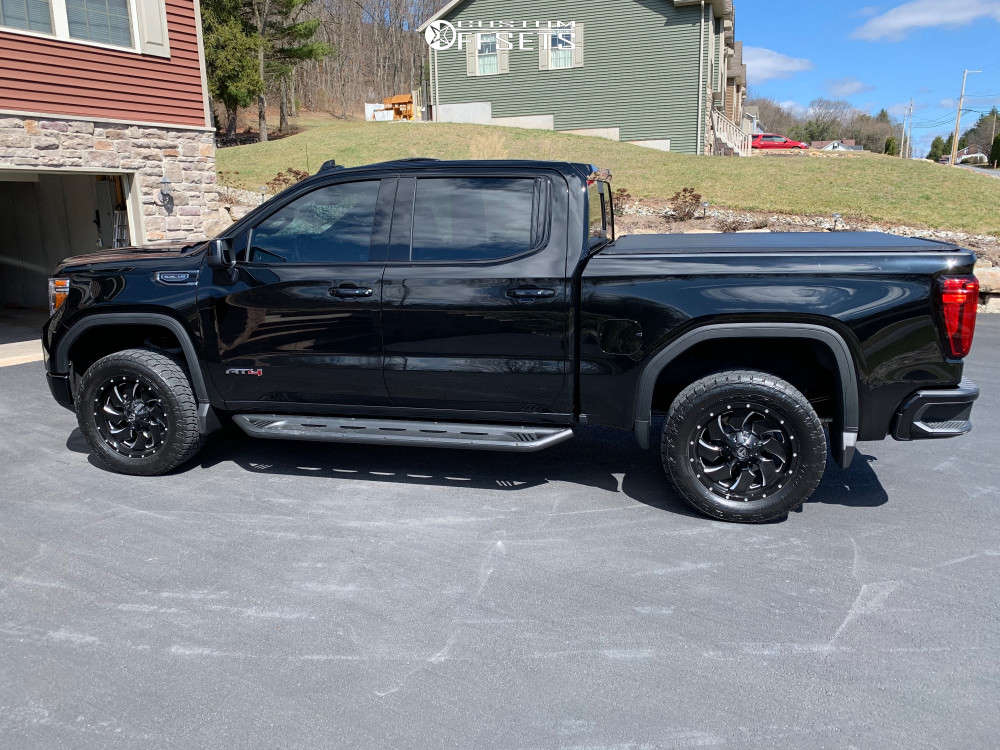 2020 GMC Sierra 1500 with 20x9 1 Fuel Cleaver and 305/55R20 Nitto Terra ...