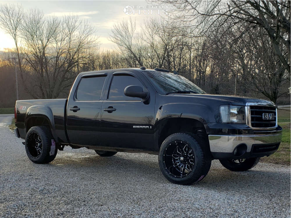 2008 GMC Sierra 1500 with 20x12 -44 Havok H109 and 305/50R20 Toyo Tires ...