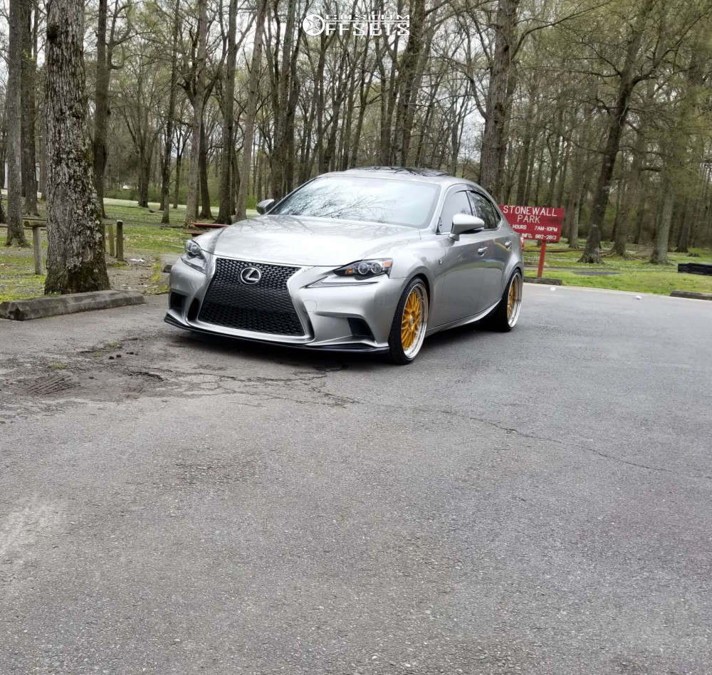 2016 Lexus IS200t with 19x8.5 35 Rial Daytona and 225/35R19 Lexani Lx ...